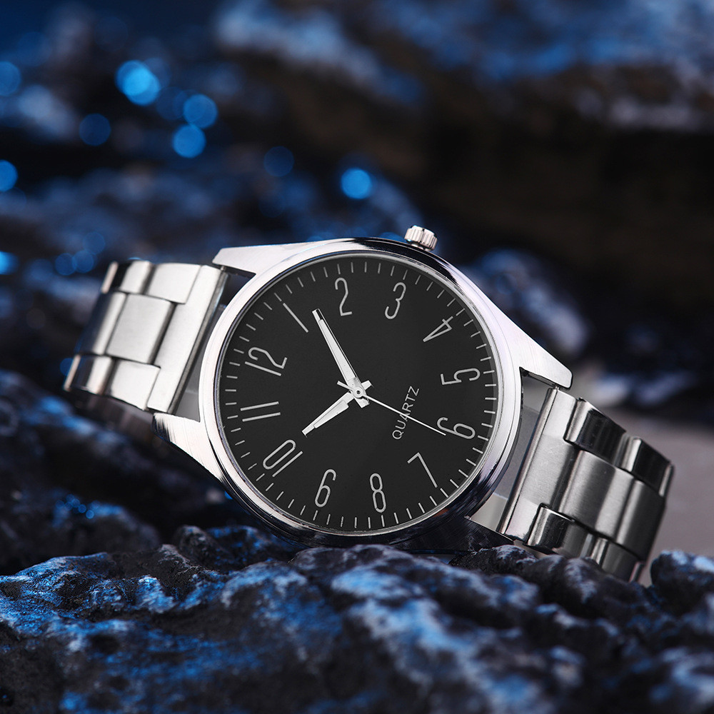 Men's Elegant Minimalist Quartz Watch - Alloy Strap, Perfect for ...