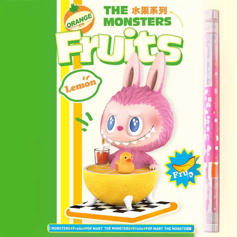 Popmart Ang 40 3 MONSTERS Labubu Fruit Series Trendy Blind Box | Shopee Philippines