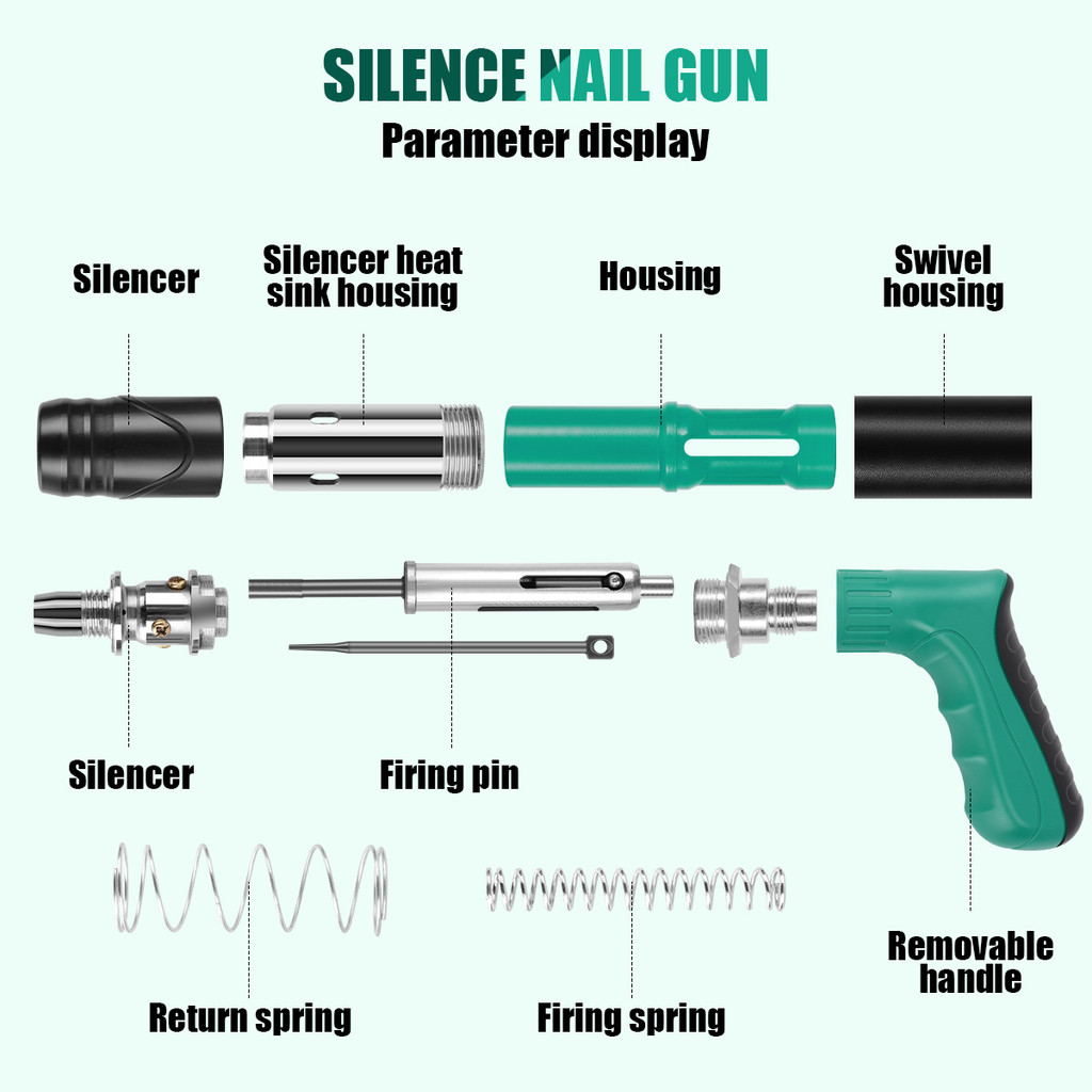 Nail Puncher Gun Nail Guns For Concrete Rivet Tool Steel Rivet Gun Nail ...