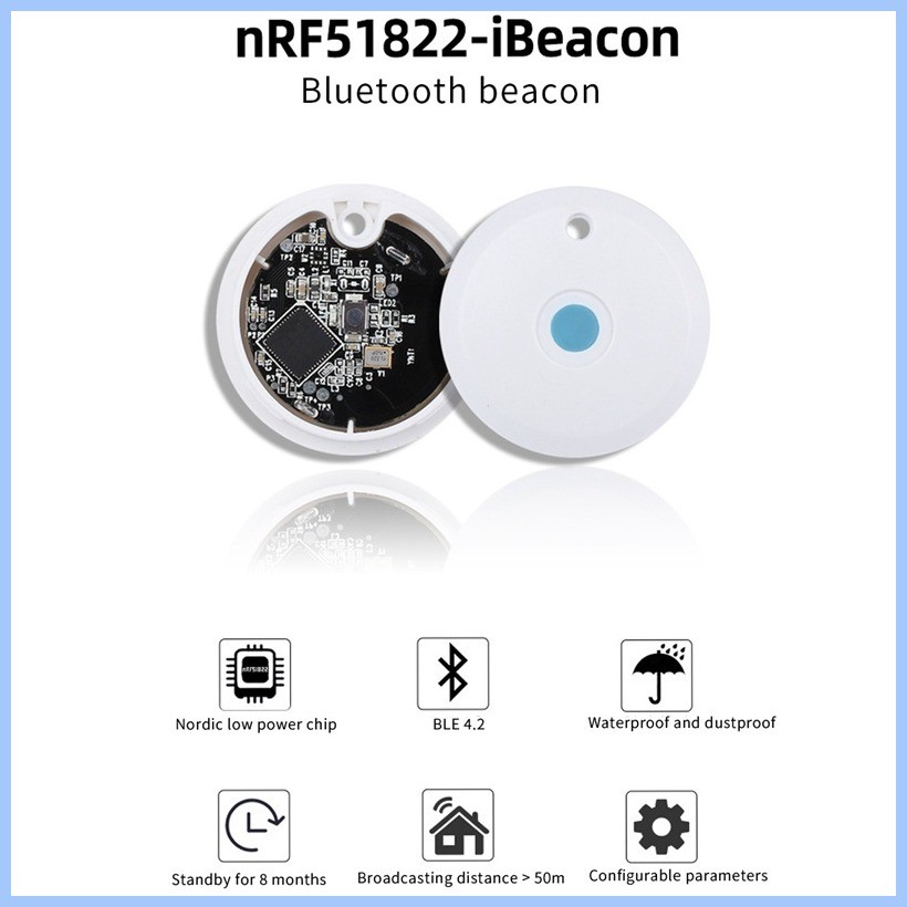 NRF51822 Bluetooth Module Ibeacon Base Station Positioning Beacon Near Field Positioning with ...