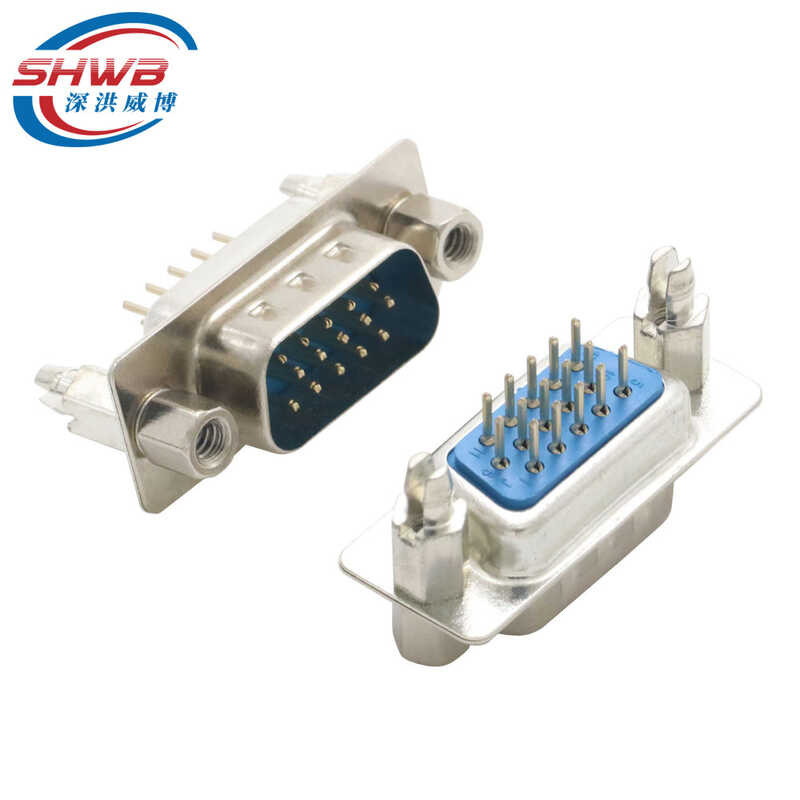 HDB15 HDP-15P VGA serial port male head soldering board with harpoon ...