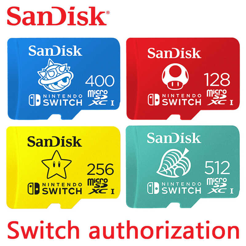 microSDXC Memory for Nintendo Switch 64GB 128GB 256GB 400GB 512GB TF Up ...