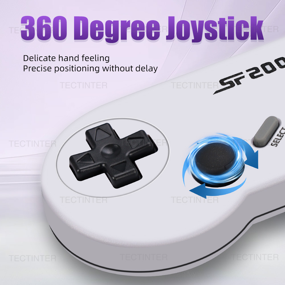 2PCS Wireless Video Game Console Gamepad SF2000/SF900 Portable Handheld ...