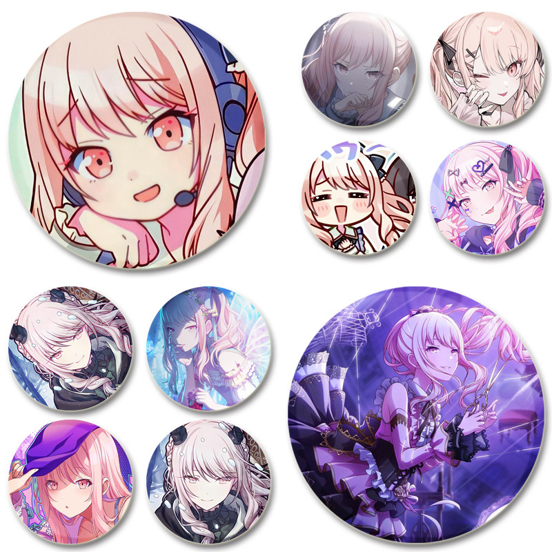 Akiyama Mizuki Anime Character Badge Cosplay Cute Figure Brooches ...