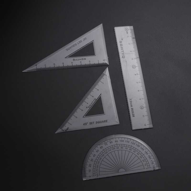 2 Sets Of 12Pcs Compasses Geometry Drawing Tool Kit Automatic Pencil ...