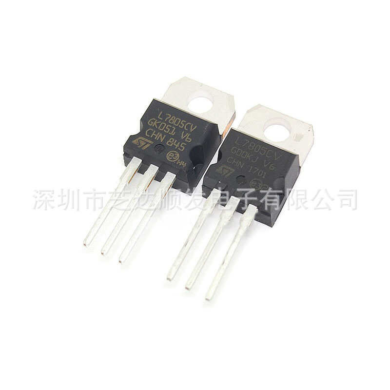 TO-220 Three Terminal Voltage Regulator 5V 1 L7805CV IC 7805 Integrated Circuit (IC) | Shopee ...