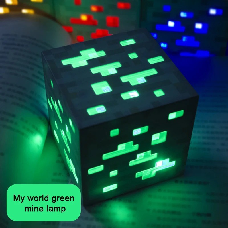 MC Game Rechargeable Ore Lamp Officially Licensed Night Light For ...