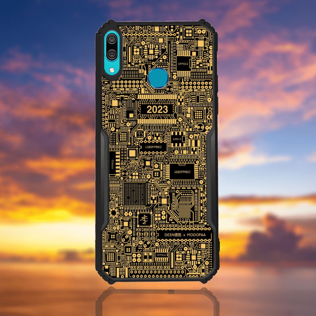 Circuit Board Pattern Phone Casing For Huawei Y7 Y9 Y6 Y5 Pro Prime ...