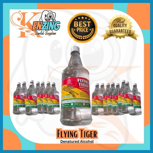 Flying Tiger Denatured Alcohol 350CC | Shopee Philippines