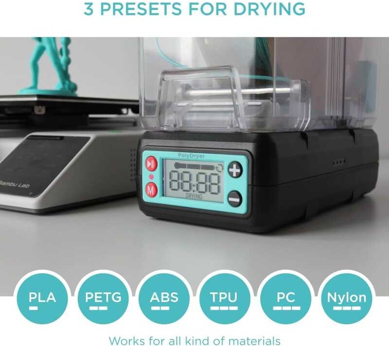 PolyDryer For from Print Dryer Printing Storage for Polymaker Drybox 3D ...