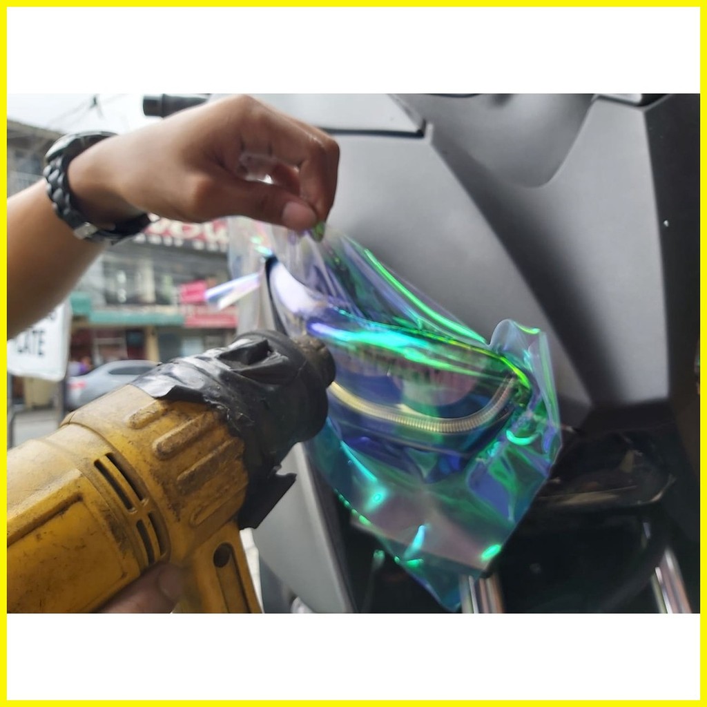 TINT STICKER FOR HEADLIGHT / HELMET VISOR / CAR / MOTORCYCLE (12X20 ...