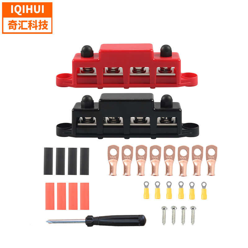 Parts 3 7E Automobile 4-Way High Current Wire Stud Distribution ...