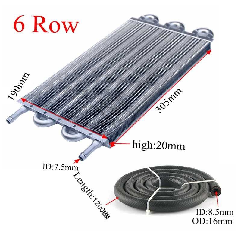 LY Auto Transmission Ng Aluminum Universal Cooler Kit Oil Radiator Car ...