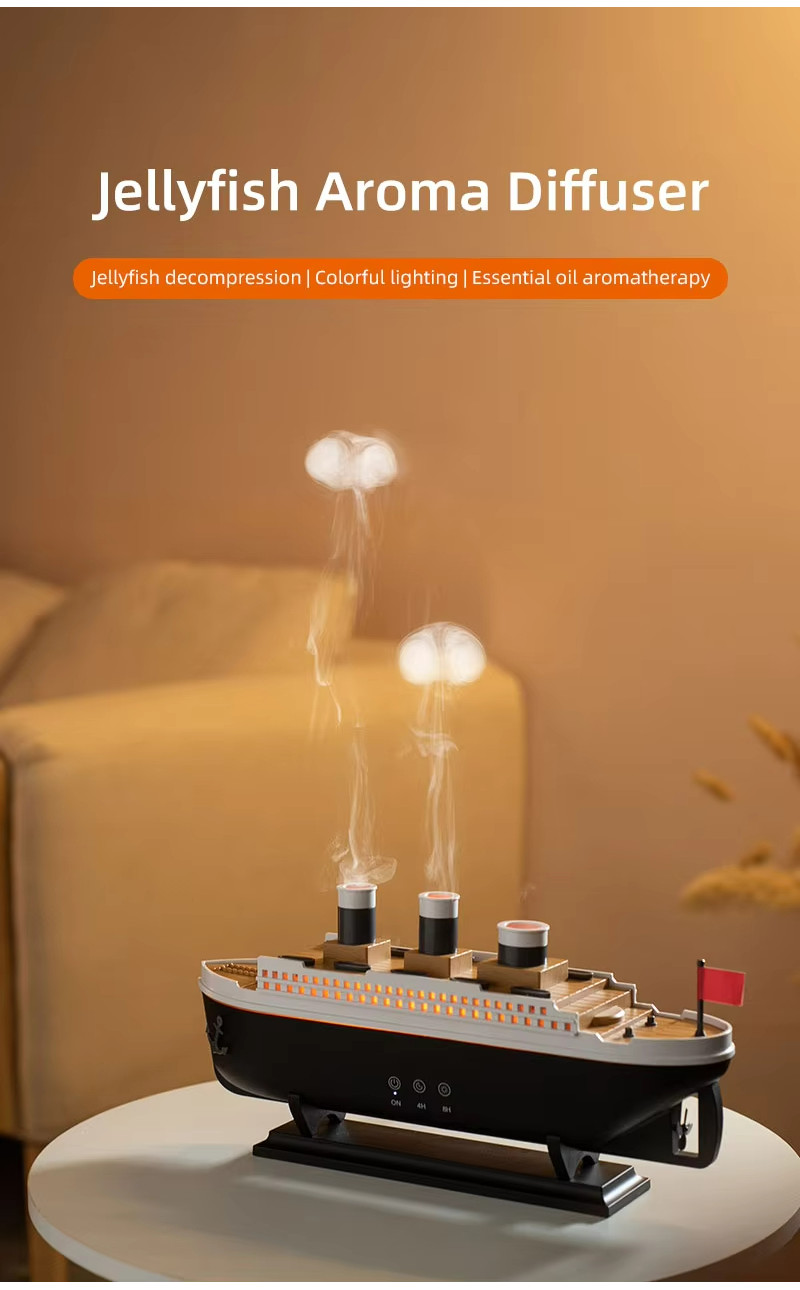 Luxury Ocean Liner Electric Aroma Air Humidifier Cruise Ship Model ...