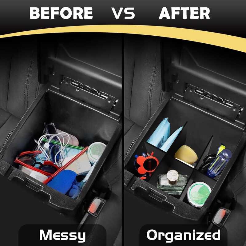 partition Tyiagle armrest storage box and center console storage tray ...