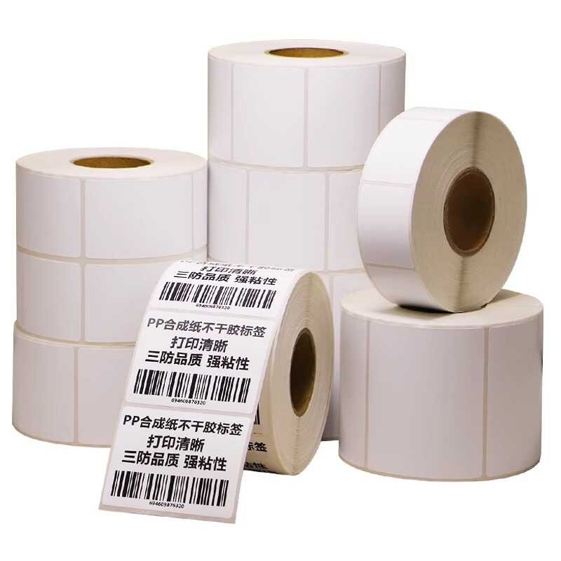 PP Synthetic Paper 30-150 Waterproof Label Sticker PET Adhesive Carbon ...