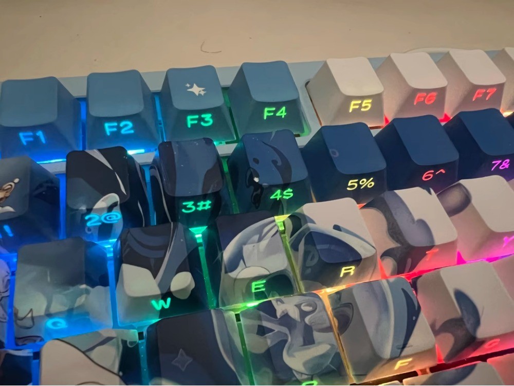 Furina Keycap Cherry Profile 120+ Keys PBT Five-sided Dye Sublimation ...