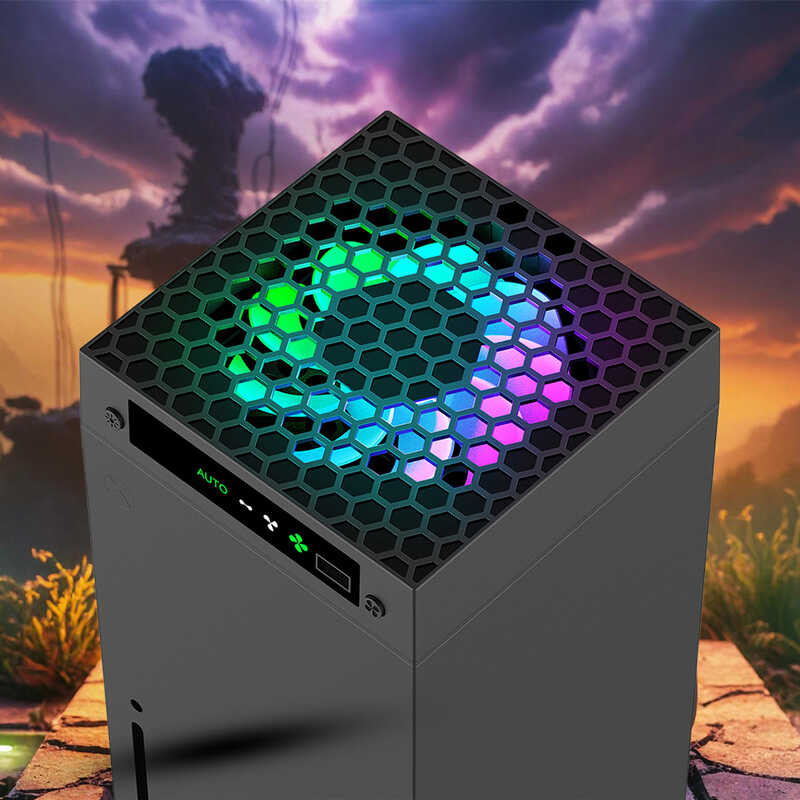 RGB 3 Cb 3 Levels Adjustable Speed Top Cooler With Headset Holders Fan ...