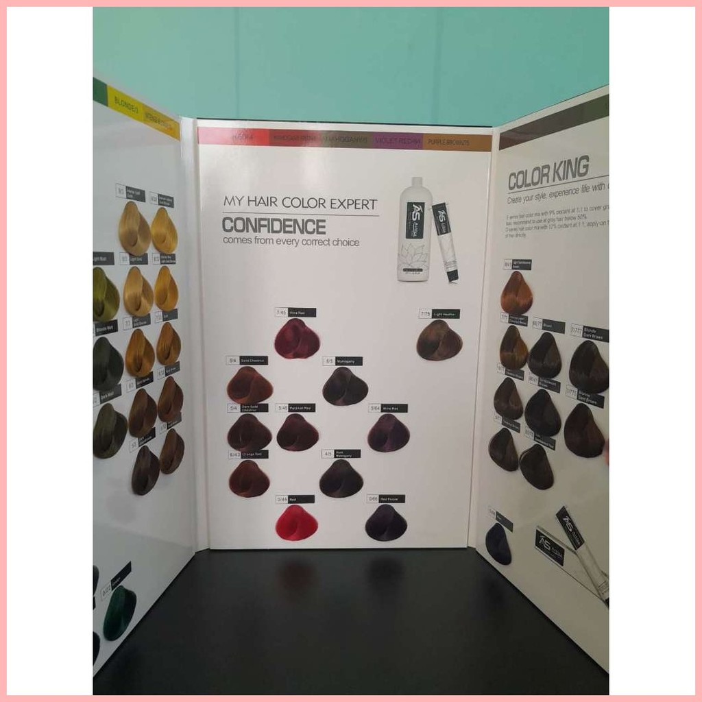 ASHLEY SHINE Hair Color Chart ⚾︎ ۞ | Shopee Philippines