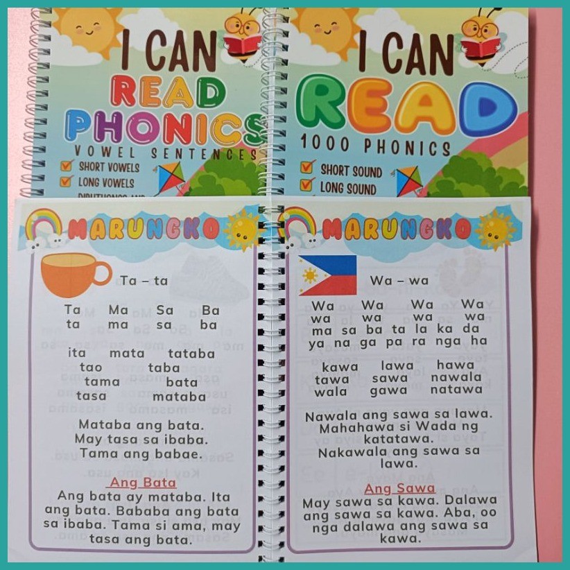 Tara na at Magbasa sa Filipino, Pagsasanay sa Pagbasa, Marungko ...