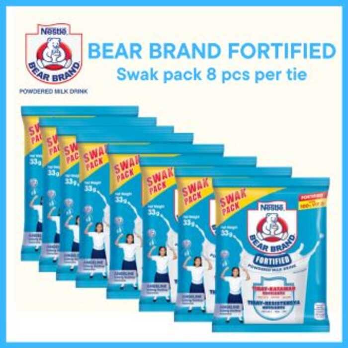 Bear Brand Fortified Nutritious Powdered Milk Drink Swak | Milo 1 Kg ...