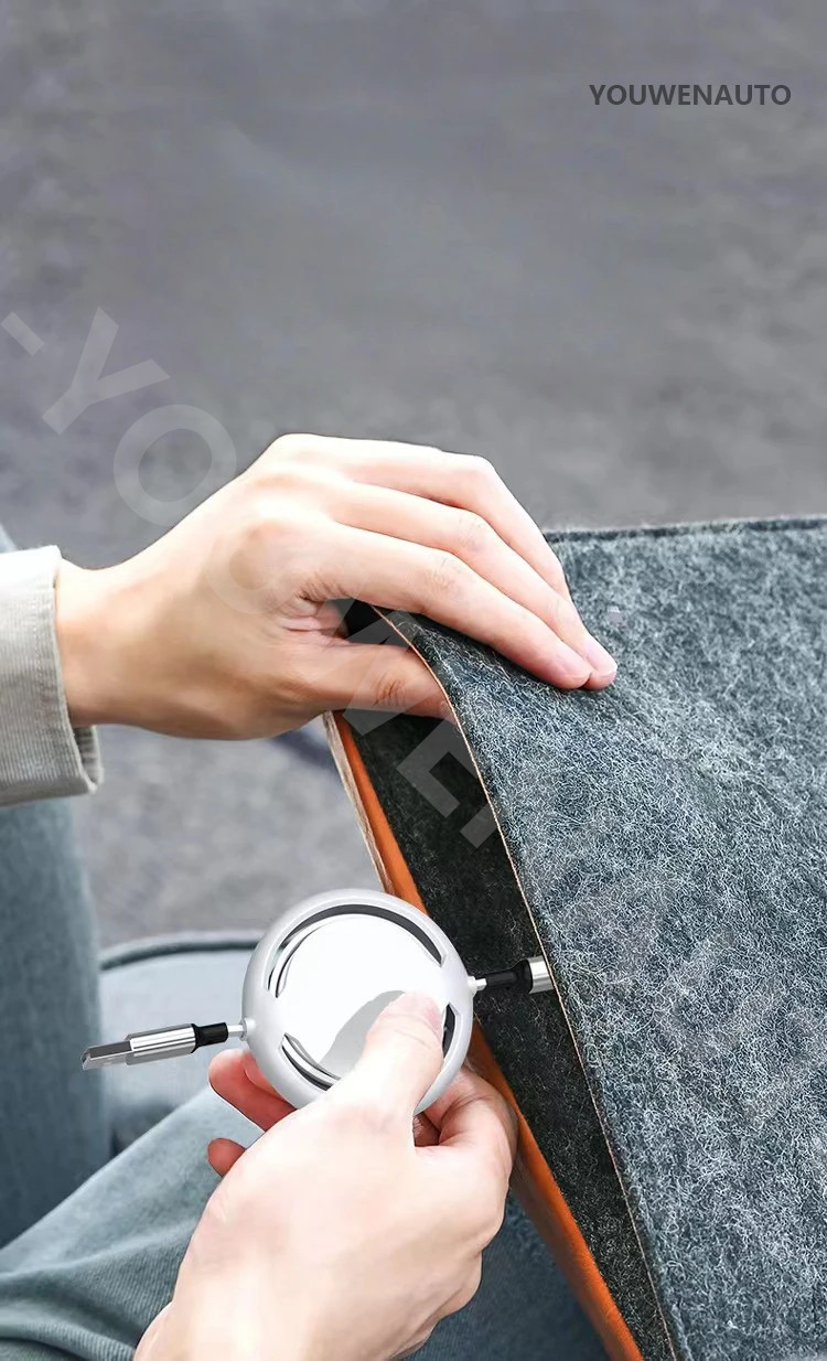 For Toyota Car 3 In 1 Retractable Phone Cable Type C USB Fast Charging ...