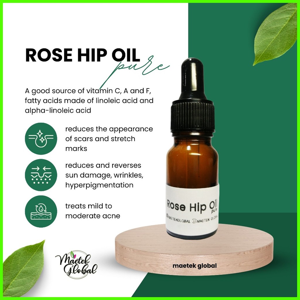 ☁ Rose Hip Oil Pure 10mL | Shopee Philippines
