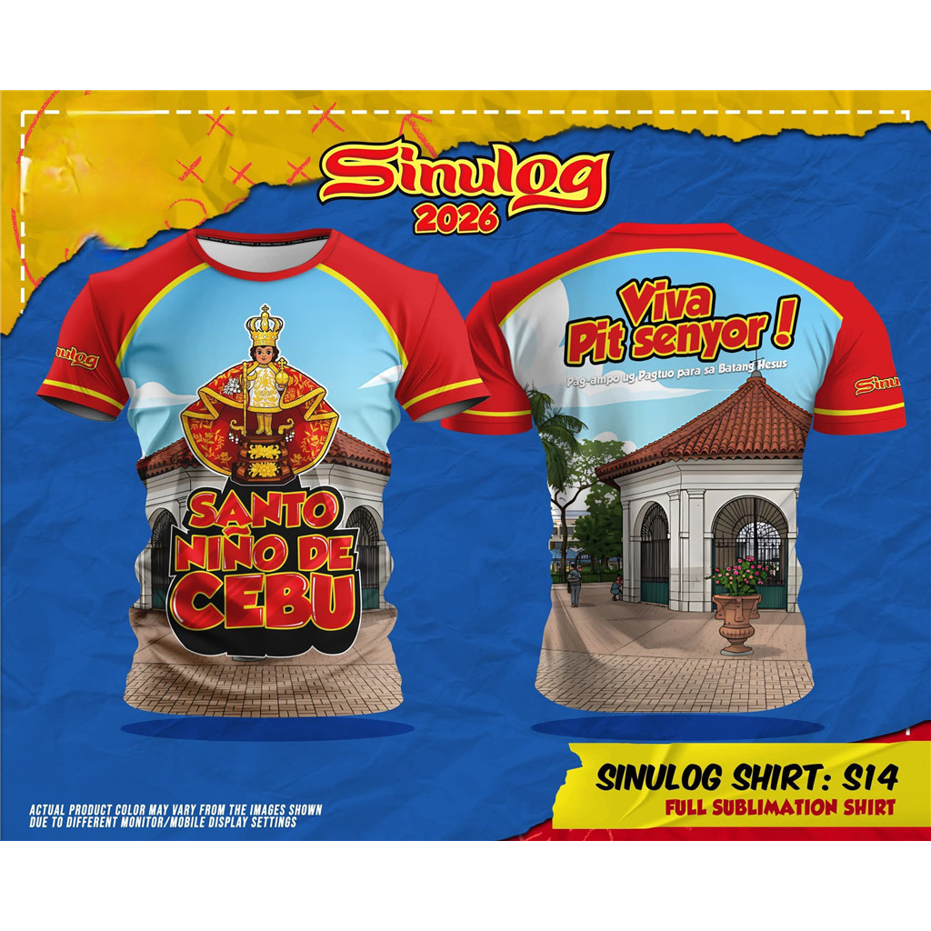 【Ready in stock】 sinulog t shirt for men and women 2026 NEW Design Full ...