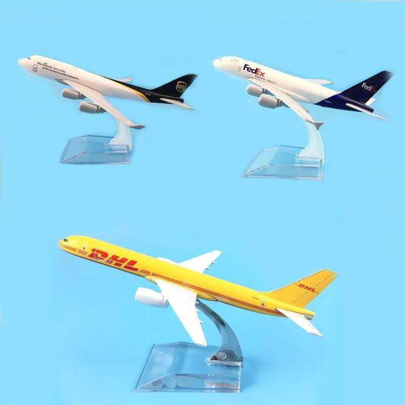 16Cm Airplane Model DHL Boeing B757 UPS Boeing B747 FEDEX EXPRESS ...
