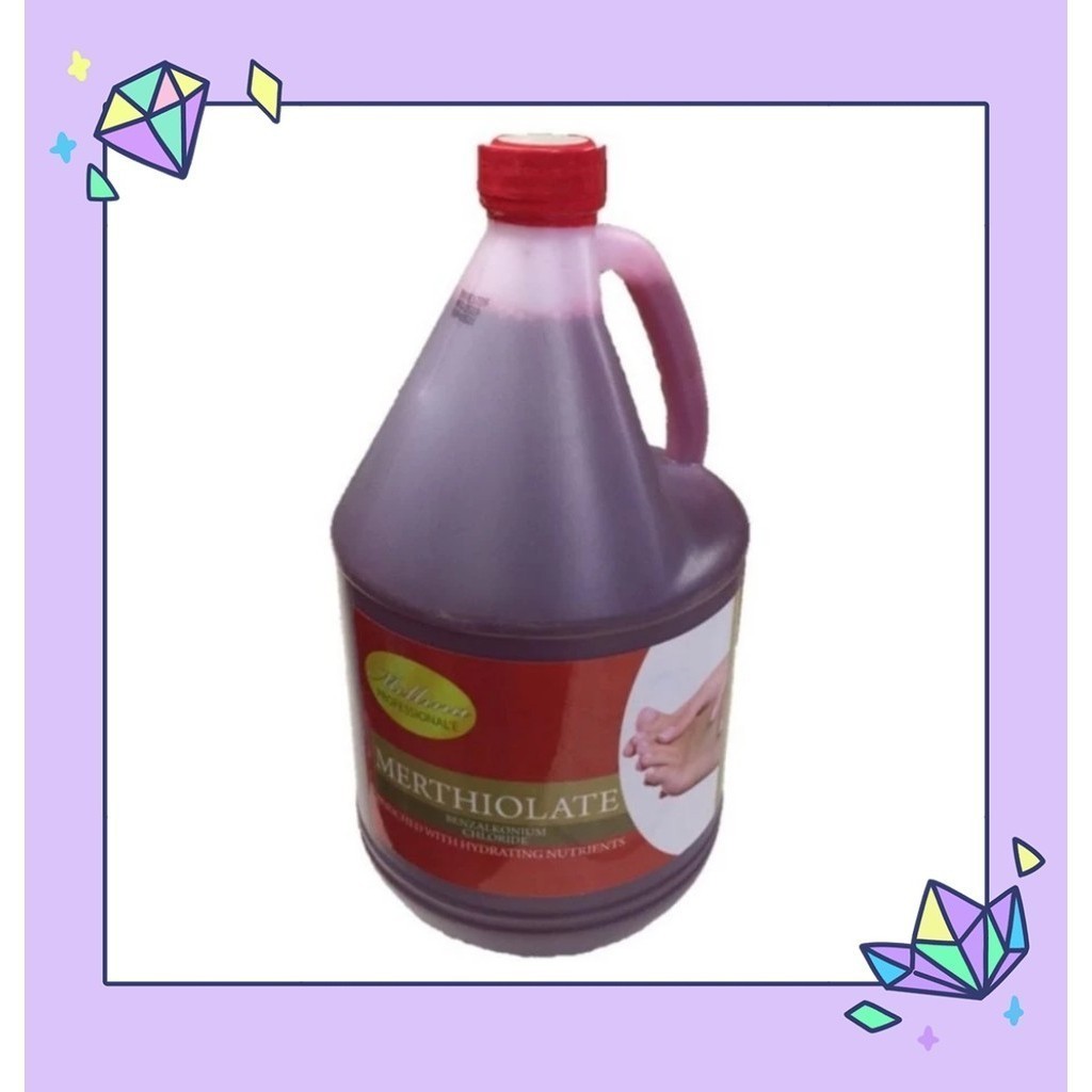 MELLINA 1gallon MERTHIOLATE (BENZALKONIM CHLORIDE) | Shopee Philippines