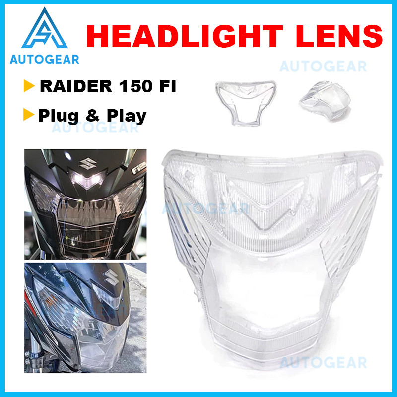 HEADLIGHT LENS for RAIDER 150 Fi STANLEY Lens Plug & Play | Shopee ...