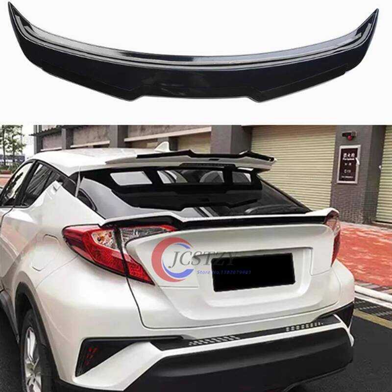 X For TOYOTA CHR C-Hr Spoiler 2016-2022 Car Roof Spoiler Rear Wing ...