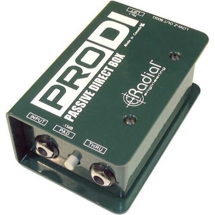 Radial Engineering ProDI 1-channel Passive Instrument Direct Box | JG ...