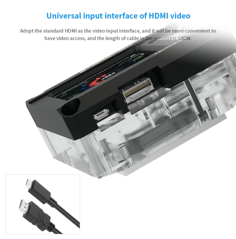 Barrowch HDMI Display CPU Water Block, Liquid Cooling Cooler For ...