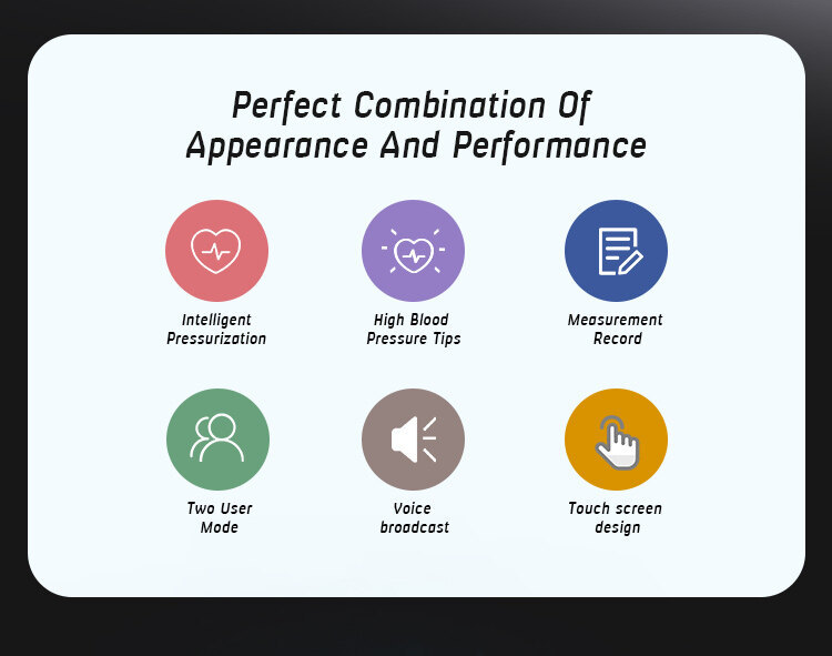 Portable Blood Pressure Meter Wrist Pressure Monitor Sphygmomanometer ...