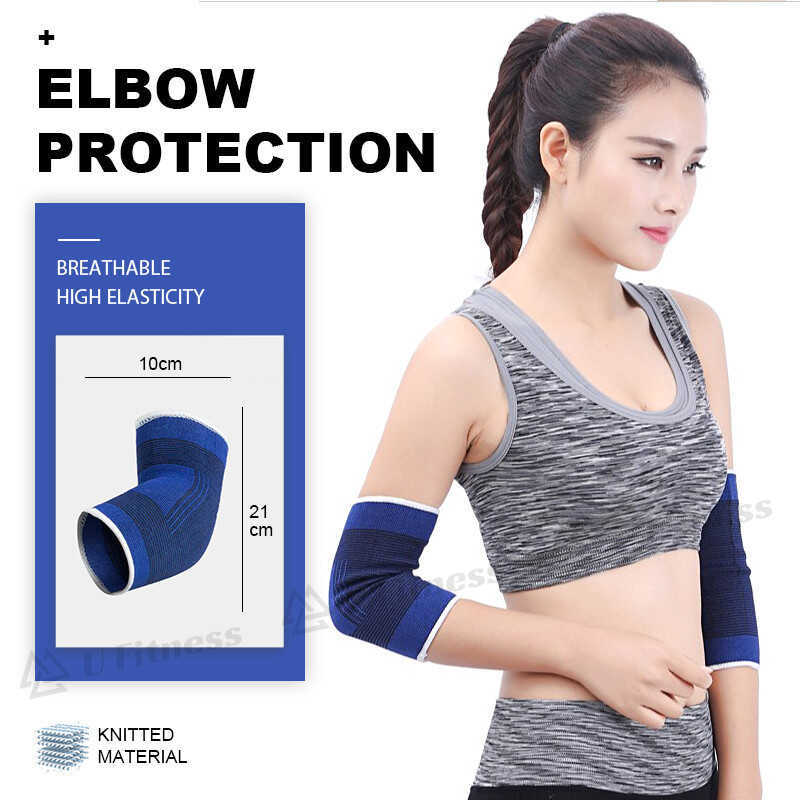 ir Elbow Pads Sport Protective Joint Support Arms Tennis Badminton ...