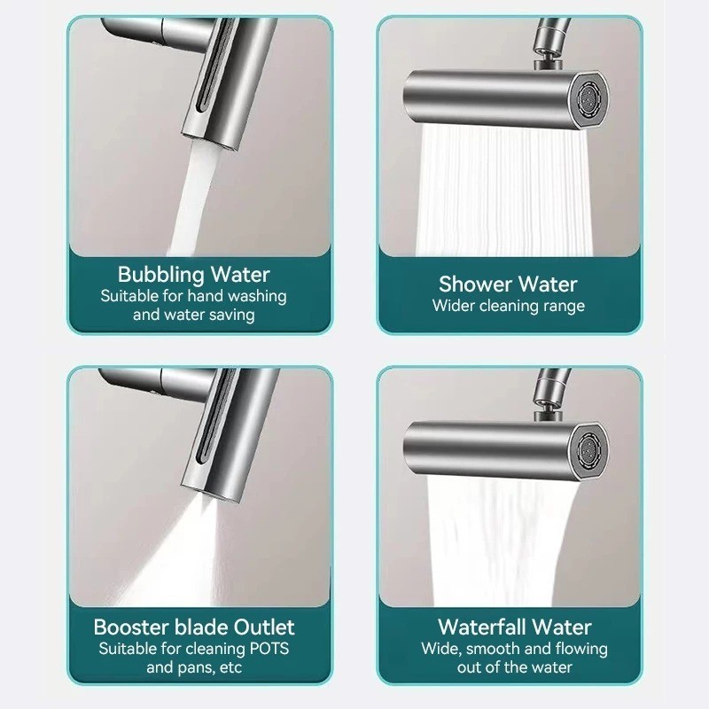 durable stainless steel kitchen faucet pull out rotatable design ...