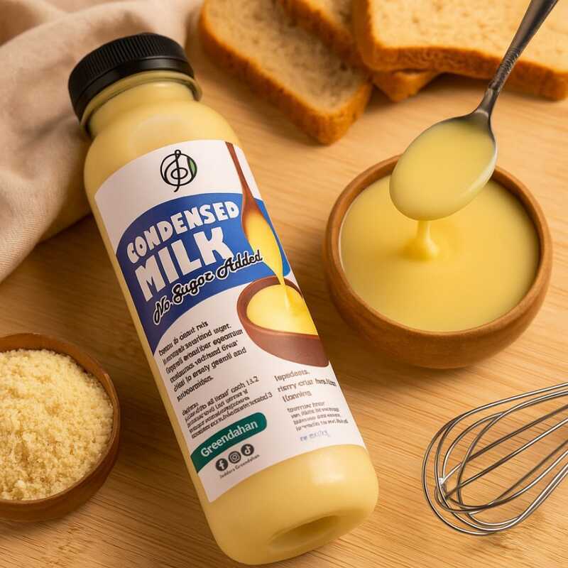 Greendahan Condensed Milk 275g - Low Carb and Keto Friendly, No Added ...