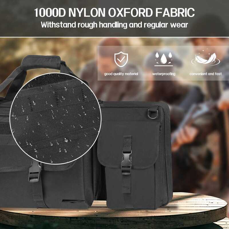 48 Inch Double Rifle Case Soft Bag Gun Case, Perfect For Rifle Pistol ...