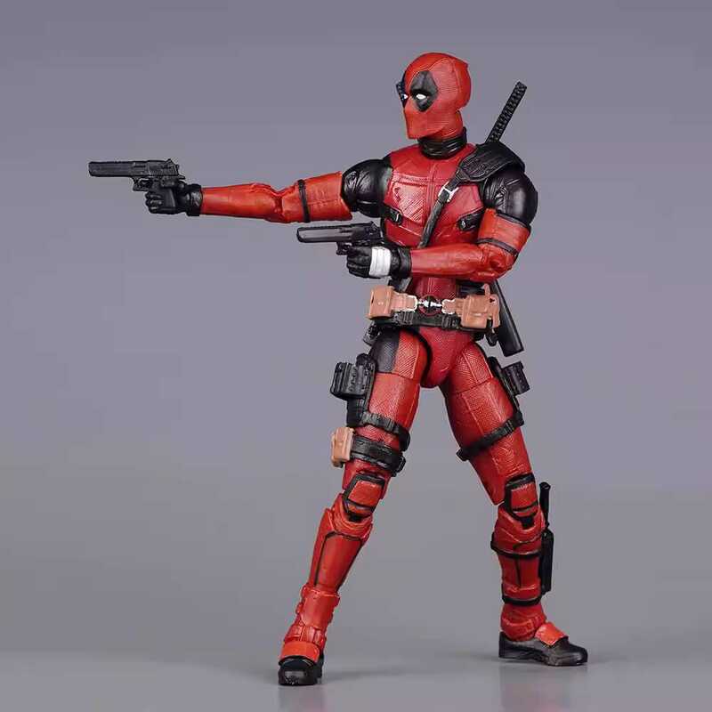 Marvel Avengers Deadpool Action Figure Toy With Movable Joints Figurine ...