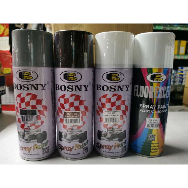 Bosny Primer Grey Red White Fed | Shopee Philippines