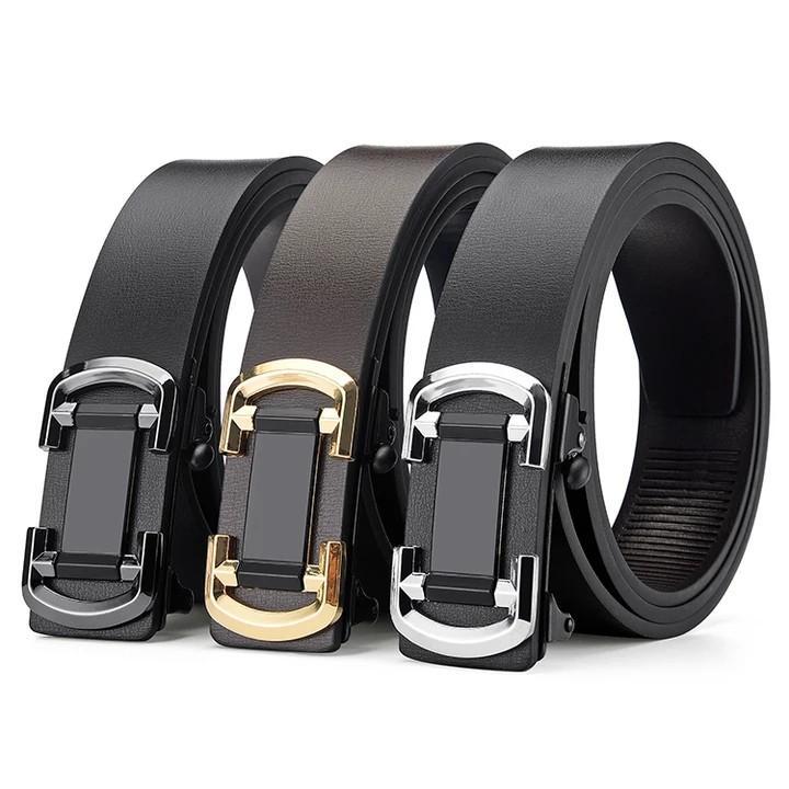 SHOPAZ Unisex Leather Automatic for Men and Women - Plain Luxury and ...