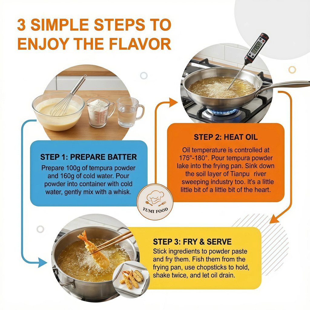 High-quality Japanese multi-purpose tempura flour makes fried chicken ...