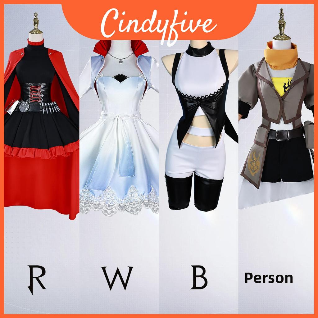 Rose Rwby Ruby Weiss Schnee Cosplay Costume With Polyester Material For ...