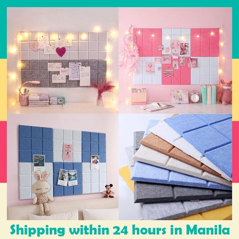 30x30cm Felt Background Board DIY Grid Nordic Square Bulletin Cork ...