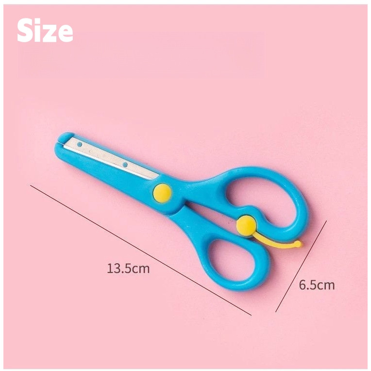 Kids Safety Scissors Craft Scissors Multicolor DIY Paper Cutting Tool ...