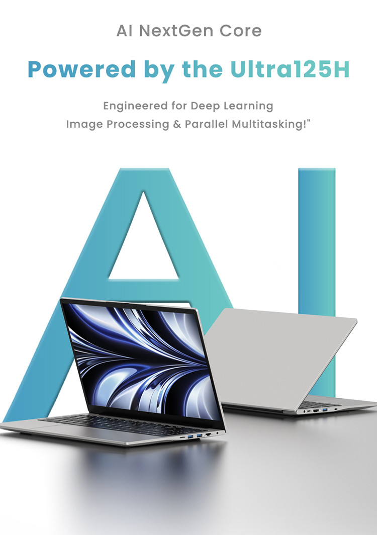 Intel Notebook PC Gamer 15.6" Ultra Slim Laptop Intel Core Ultra 5 125H ...