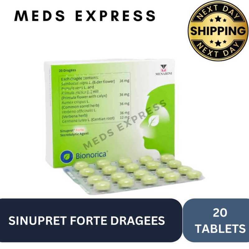 6Fd Sinupret Forte Dragees Tablet L 10 & 20 Tabs 776 | Shopee Philippines