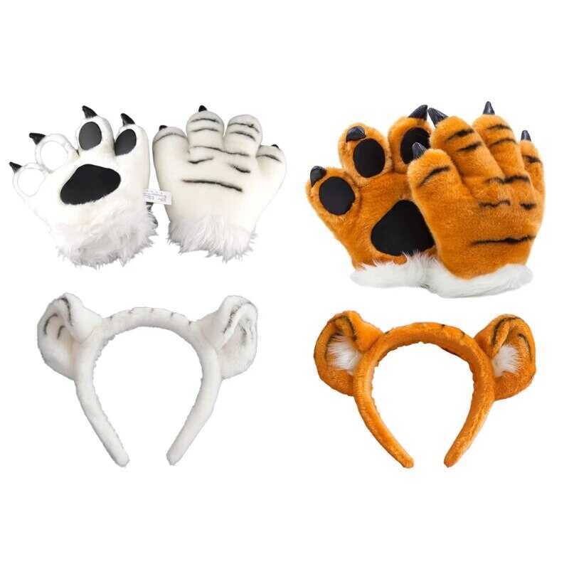 TECHNOLOGY A2z Kids Plush Tiger Cosplay Costume Set Cute Ears Headband ...