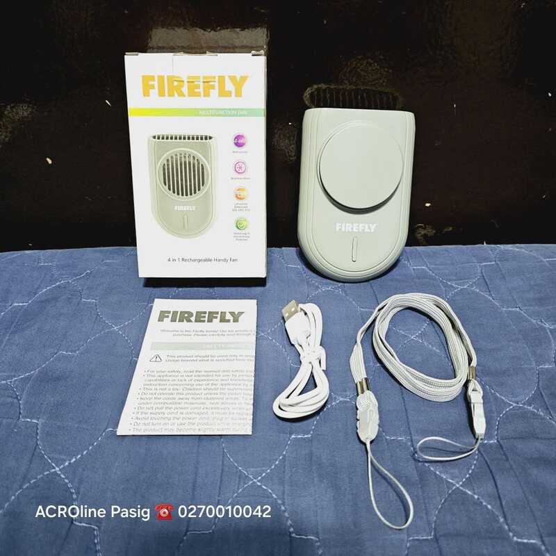FIREFLY NECK Fel812 4 IN 1 RECH HANDY FAN 8D4 | Shopee Philippines